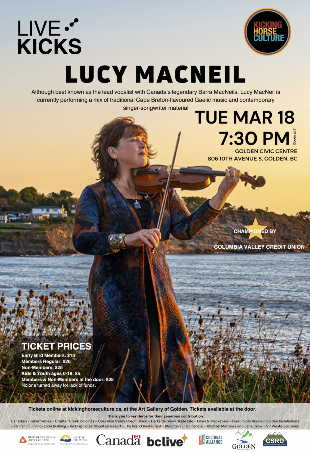 KHC presents Lucy MacNeil | Kicking Horse Culture